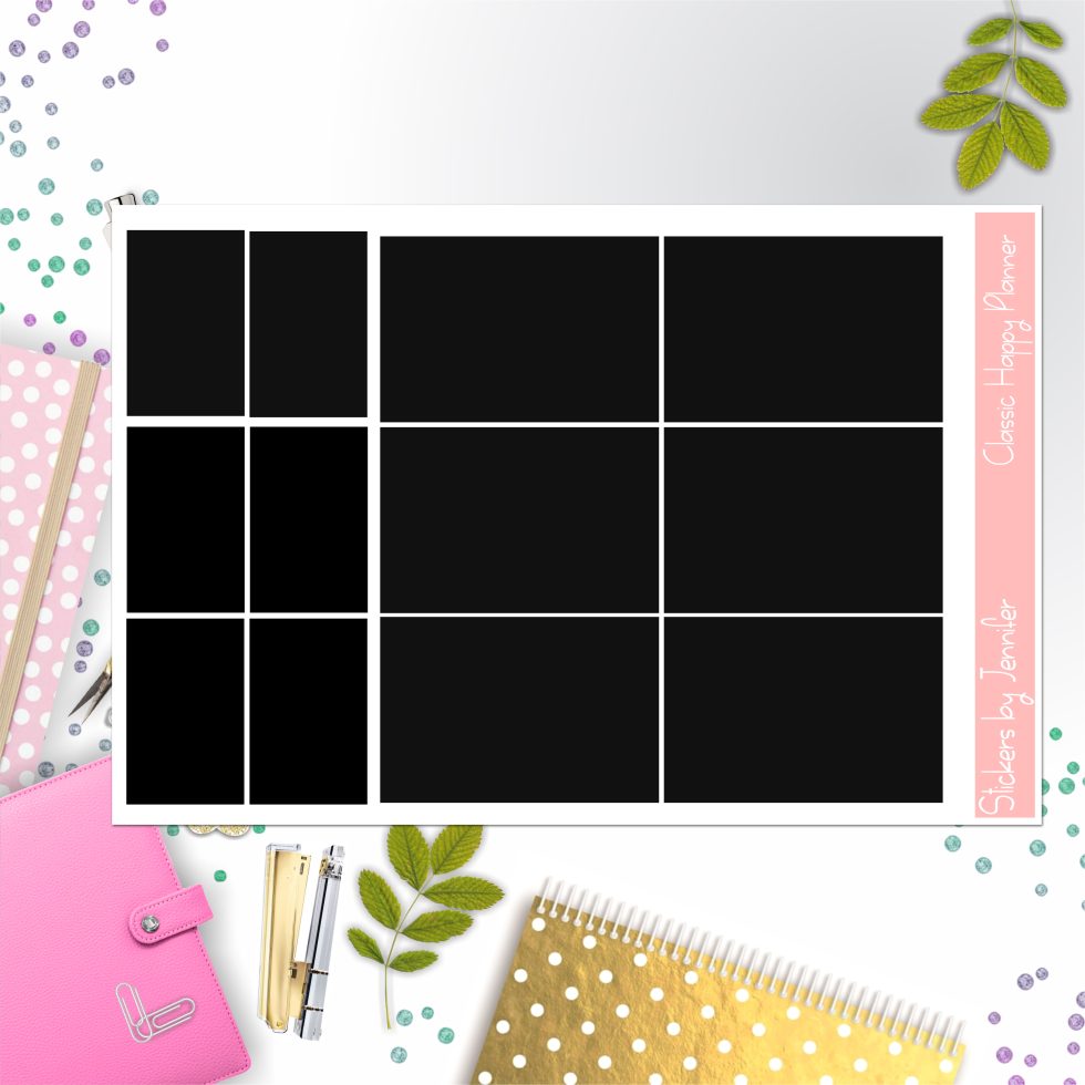 Free Classic Happy Planner Sticker Kit Template (PSD) | Stickers by Jen ...